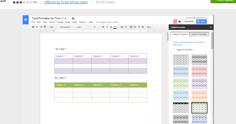 Free Technology for Teachers: Table Formatter Provides an Easy Way to ...
