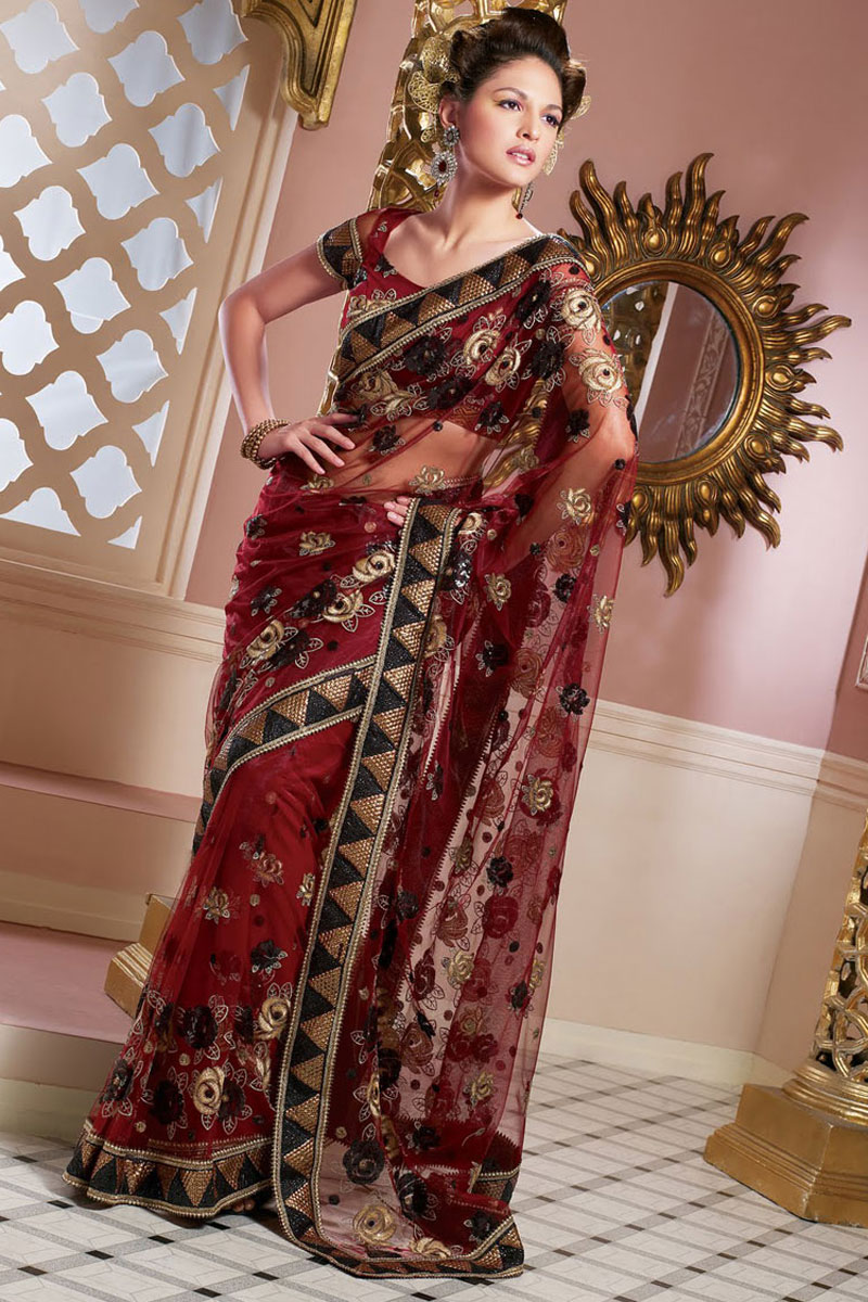 Eye catching beautiful sarees for ladies