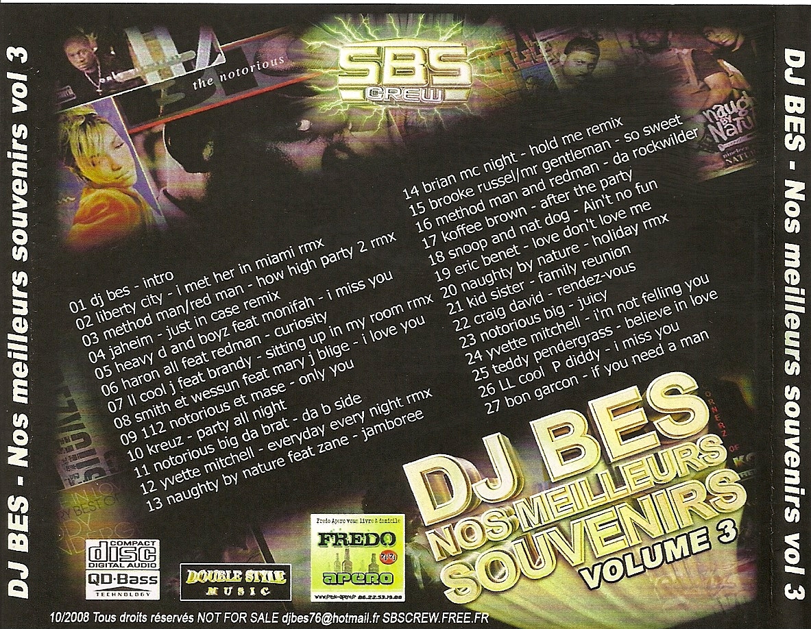 MUSIC4U: DJ BES - NOS MEILLEURS SOUVENIRS VOL.3