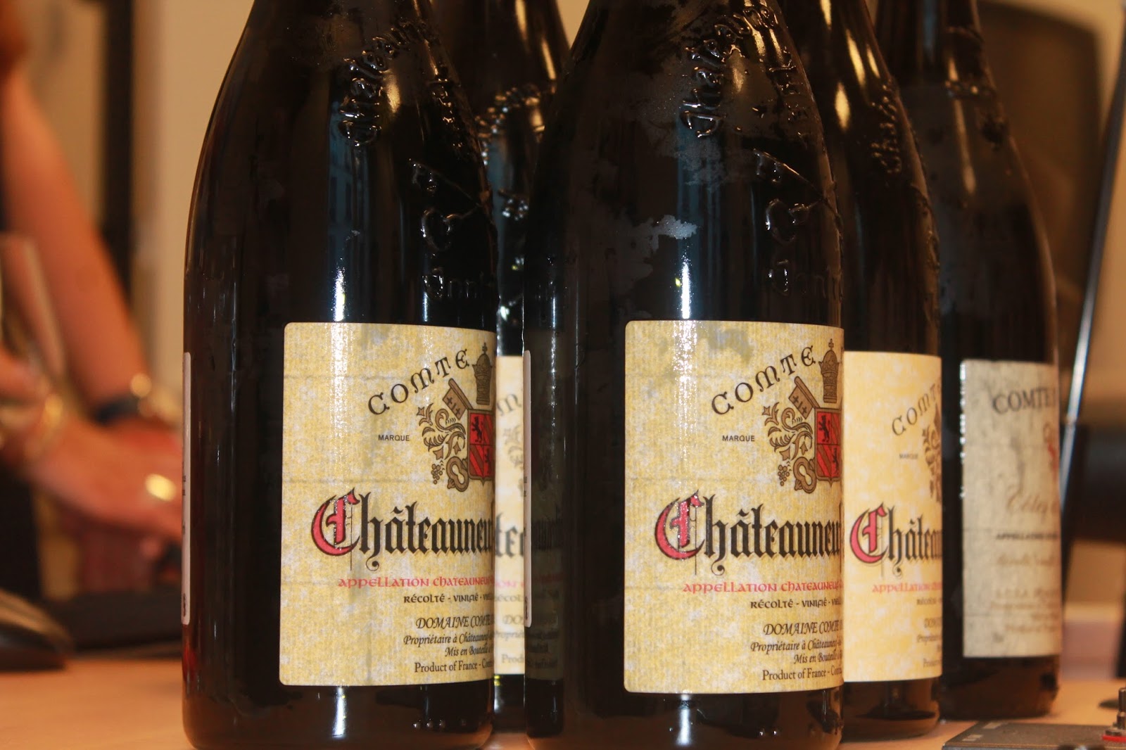 Domaine Comte de Lauze Châteauneuf du Pape: Dégustation à Sciences Po Paris