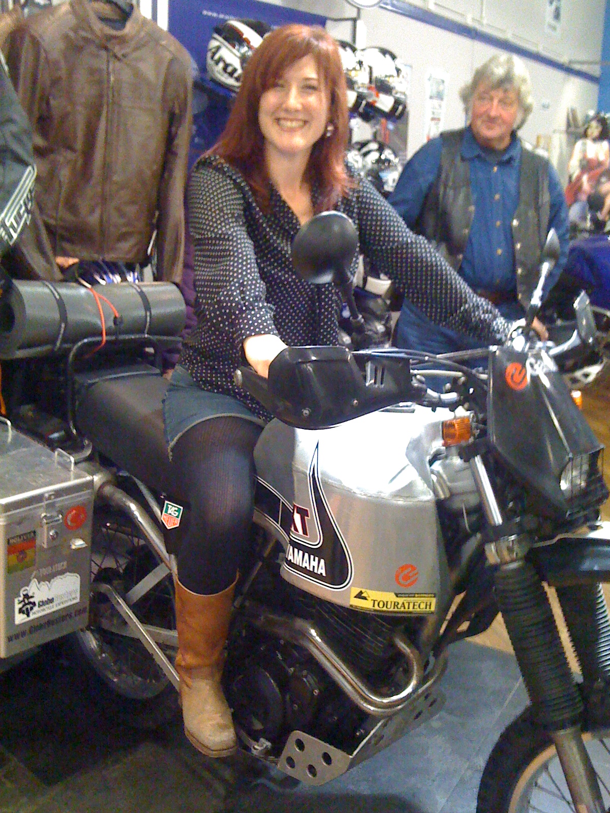 Going fast, getting nowhere: Another Evening with Lois Pryce