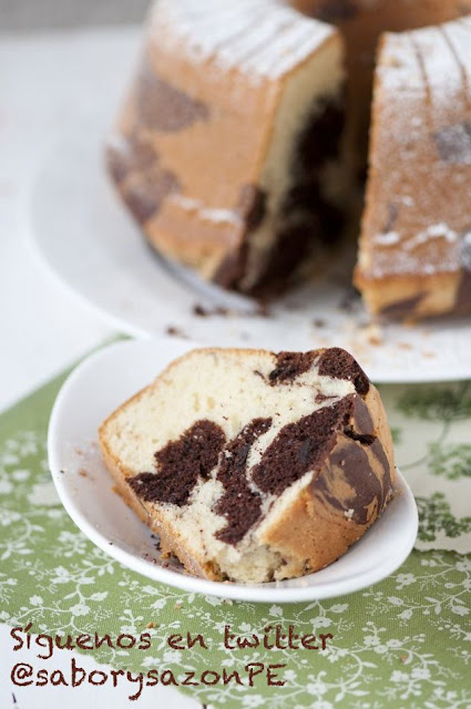 Cómo preparo un queque marmolado - Receta : COMO PREPARAR UN