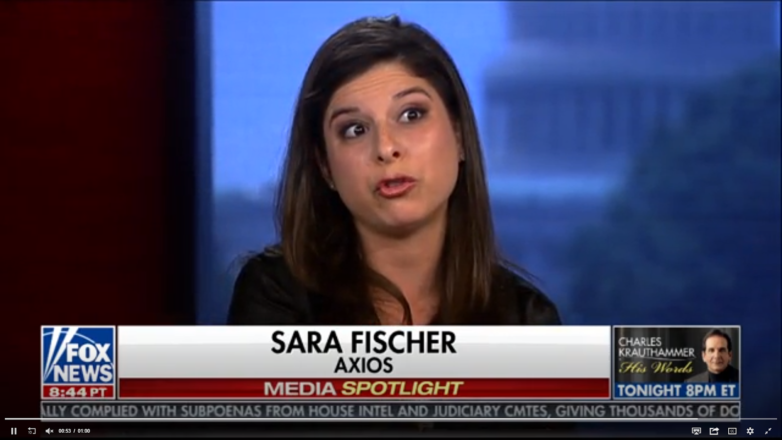 Ladies in Satin Blouses: Sara Fischer - black satin blouse