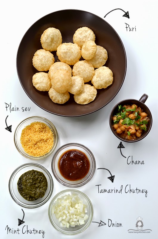 Laavy's Kitchen - A food blog by Laavy: Chana chaat - Masala puri with ...