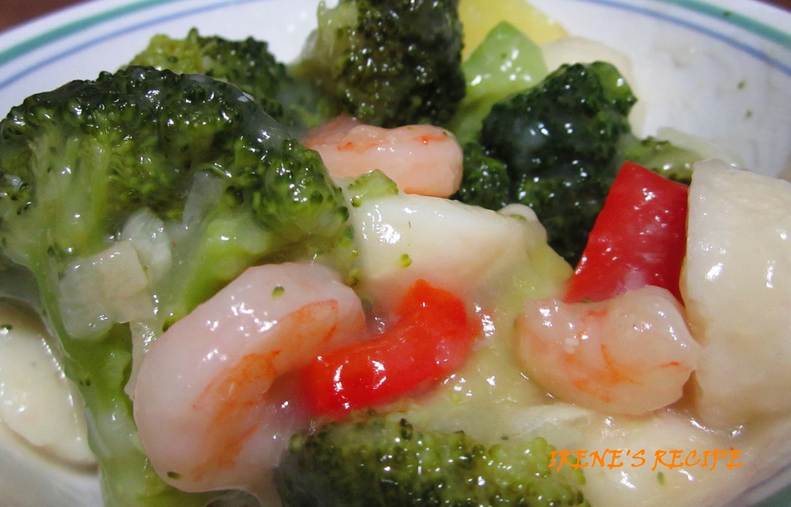 Irene's Recipe: Seafood Broccoli