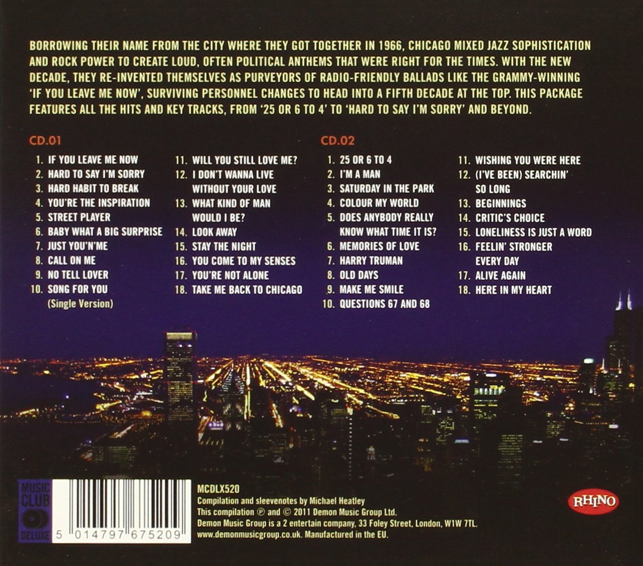 MI COLECCION DE MUSICA: Chicago - The Ultimate Collection