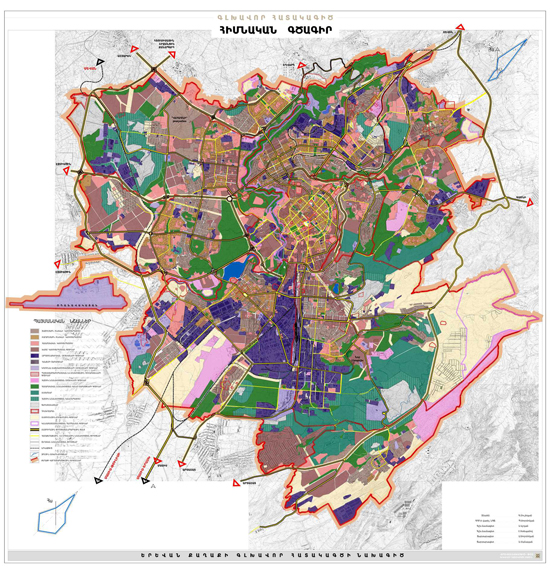 Երևանի գծագրերը / Maps of Yerevan