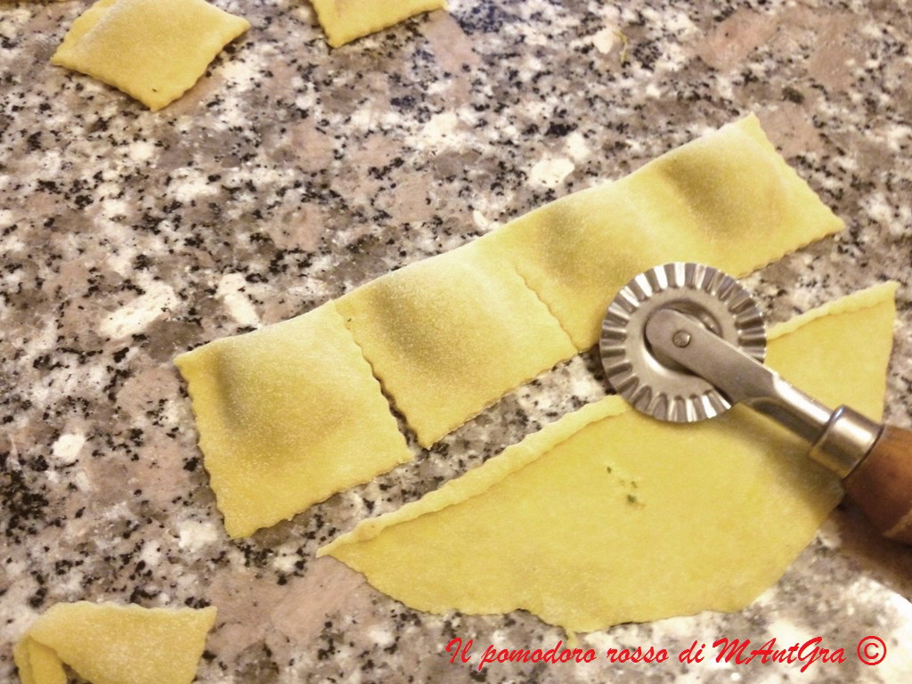 Il Pomodoro Rosso di MAntGra: Ravioli di spinaci e ricotta