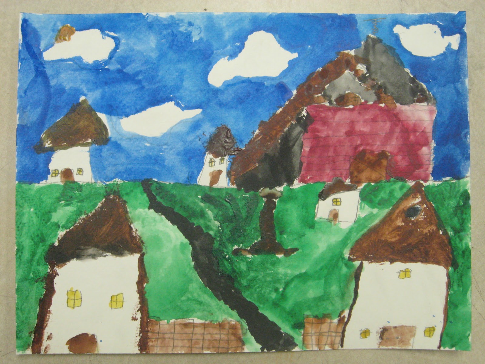 Miss Young's Art Room: 5th Grade Watercolor Landscapes