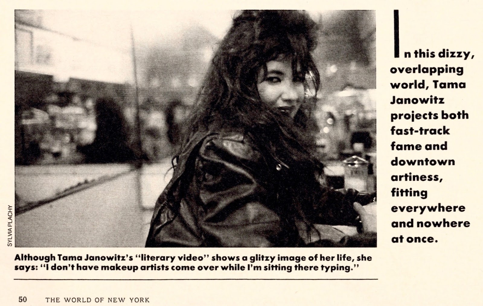 JILL ABRAMS: TAMA JANOWITZ'S ICONIC "SLAVES OF NEW YORK" - 30 YR ...