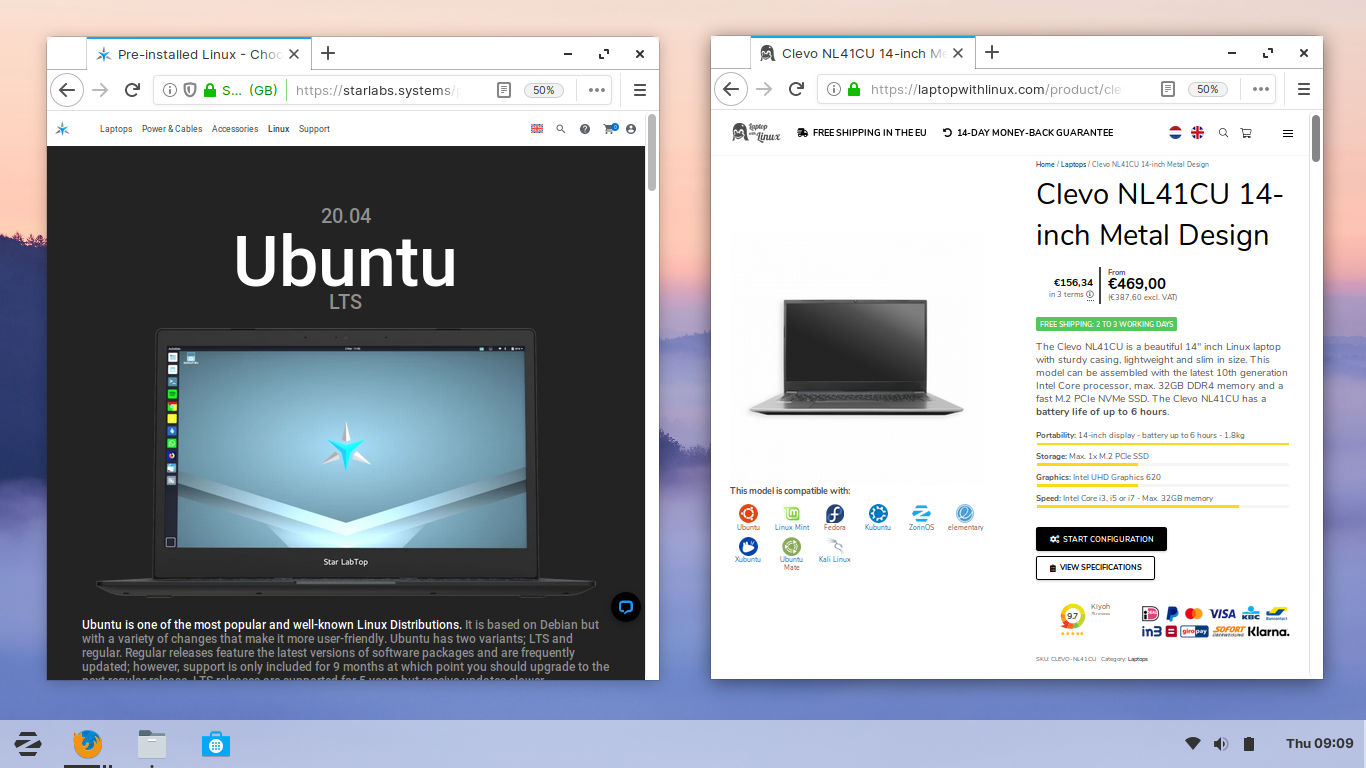 Between Two Releases of Ubuntu 20.04 and Fedora 32