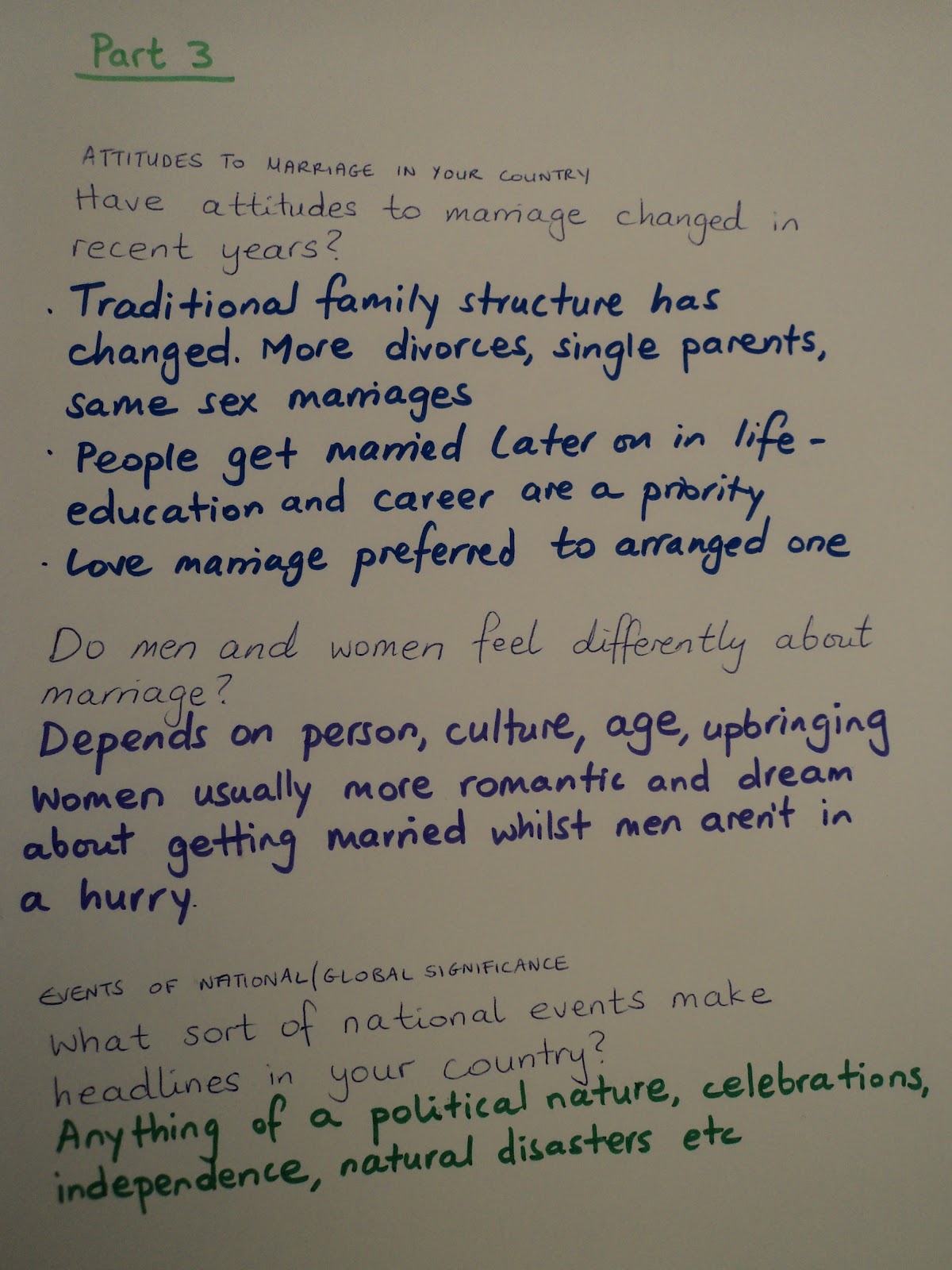 Express Teach - Learn English Online: Speaking IELTS - Part 2 & 3 ...