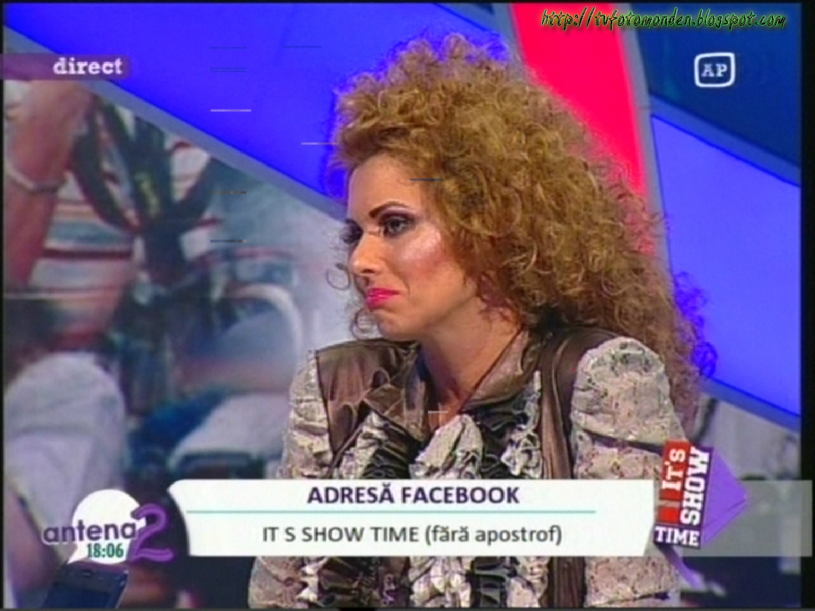 tv foto monden: Maria Simion designer roman la IT'S SHOW TIME