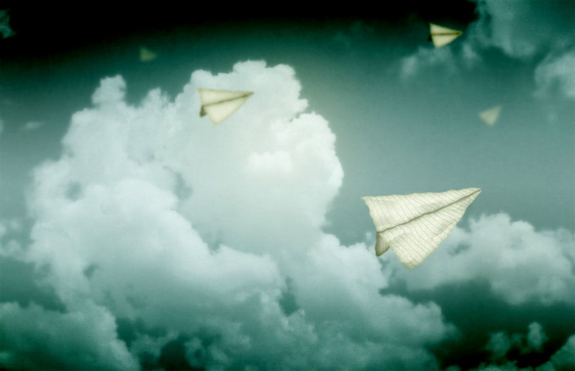 Paper Plane Desktop Background | Amazing Wallpapers