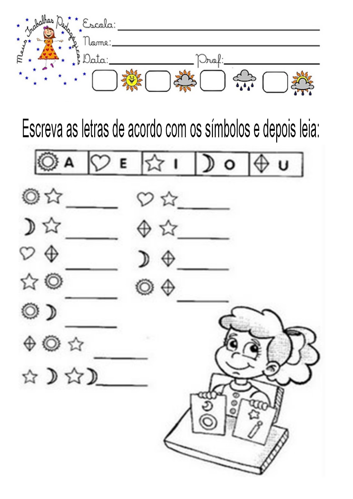 Meus Trabalhos Pedagógicos ®: Atividades de português para segundo ano