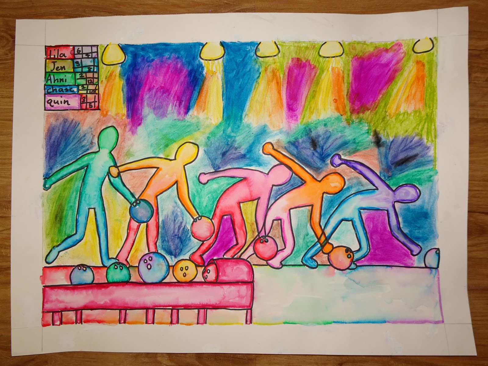 There's a Dragon in my Art Room: New Project: People in Motion