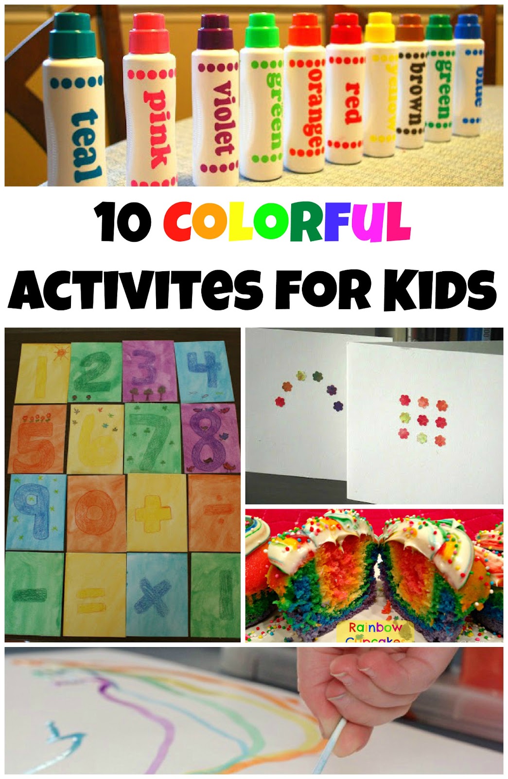10 Colorful Activities: Kid's Co-op ~ Reading Confetti