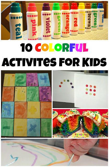 10 Colorful Activities: Kid's Co-op ~ Reading Confetti