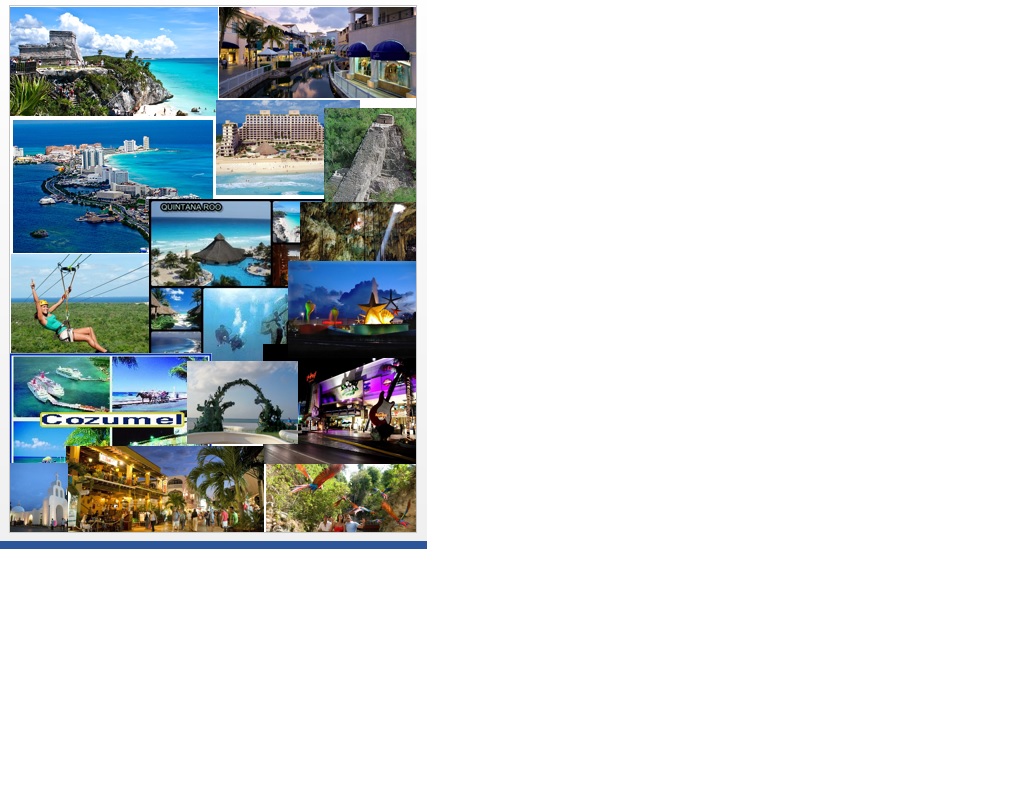 Historia Y Geografía de Quintana Roo: Collage de los atractivos de ...