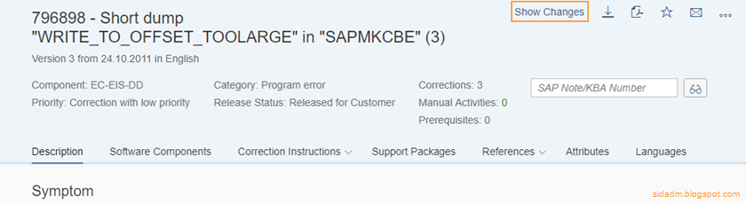 sidadm: Как работать с SAP notes - I