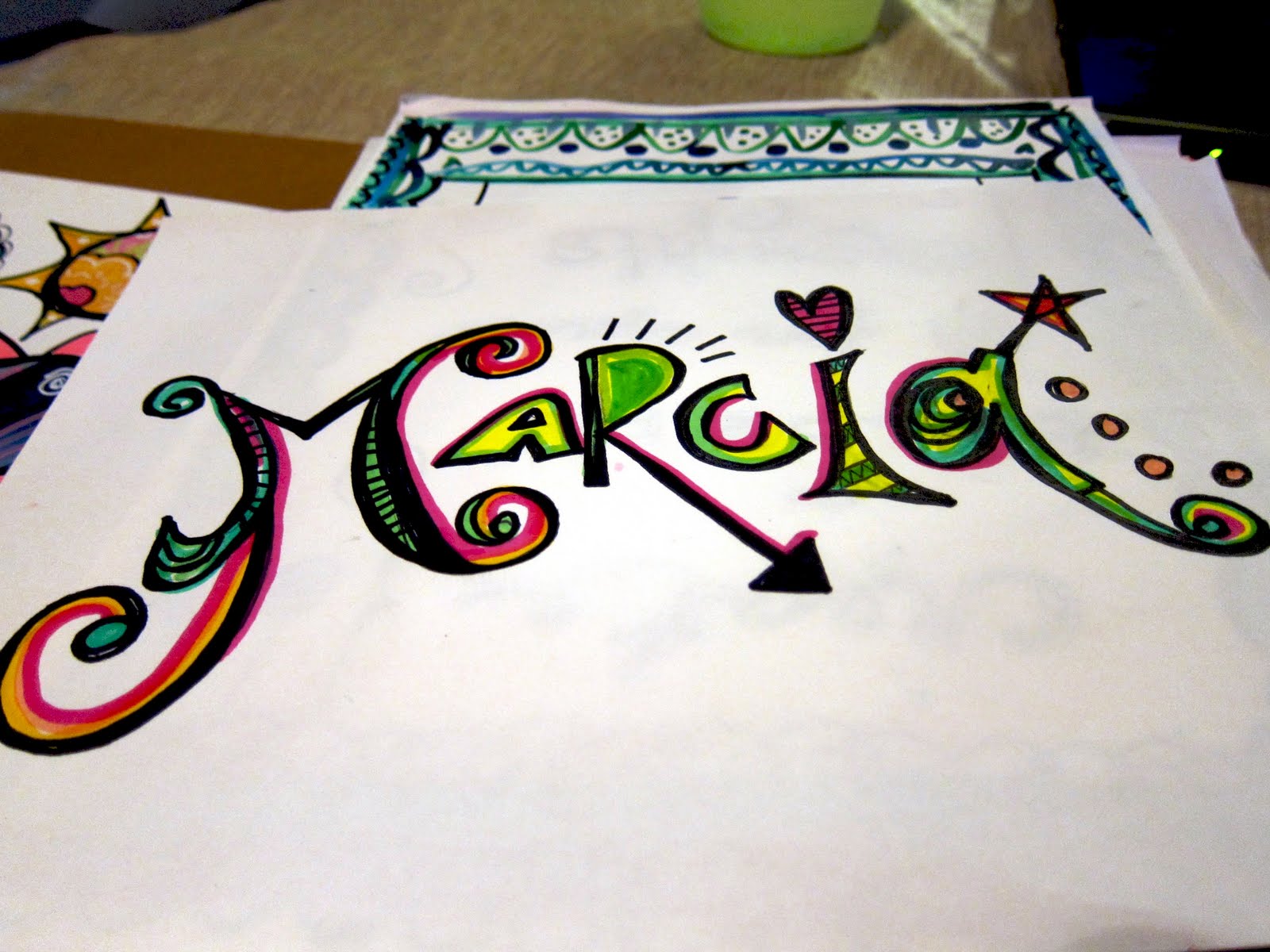 Name Design - Marcia Beckett