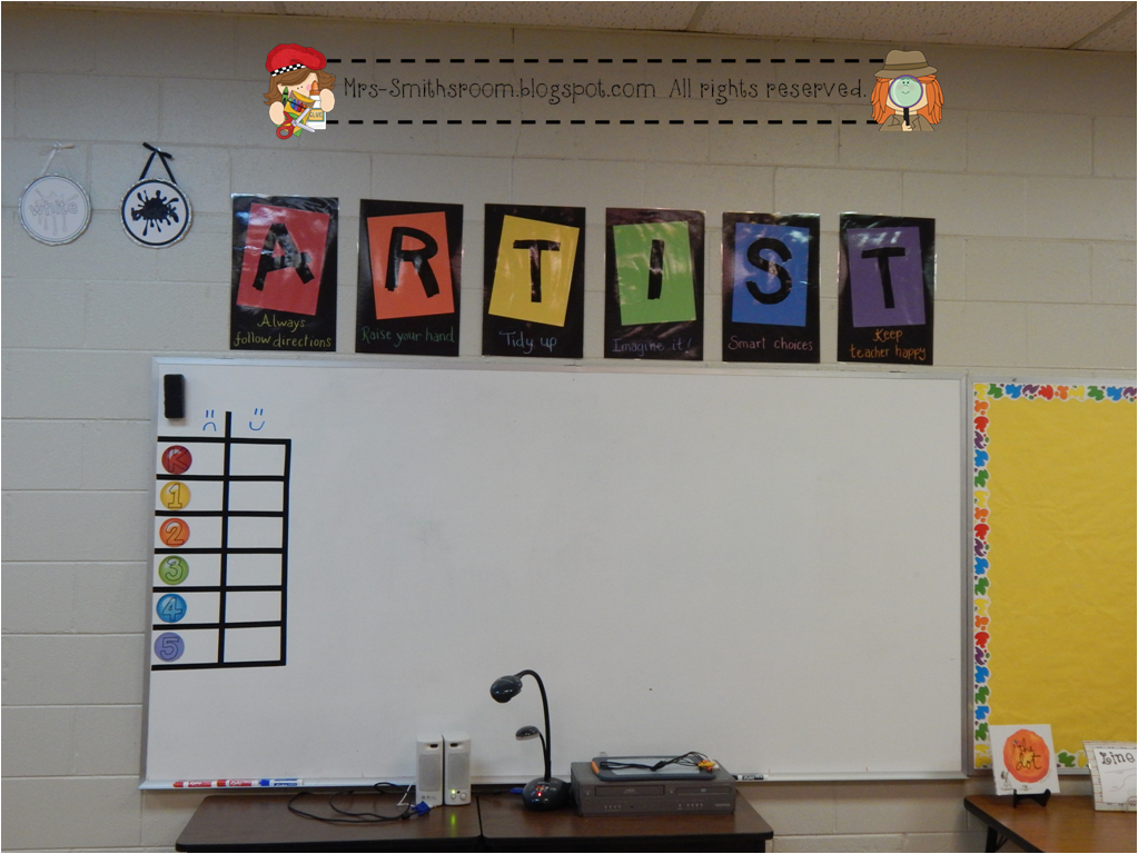 Mrs. Smith's Room: Setting Up My Art Room...Pt 2