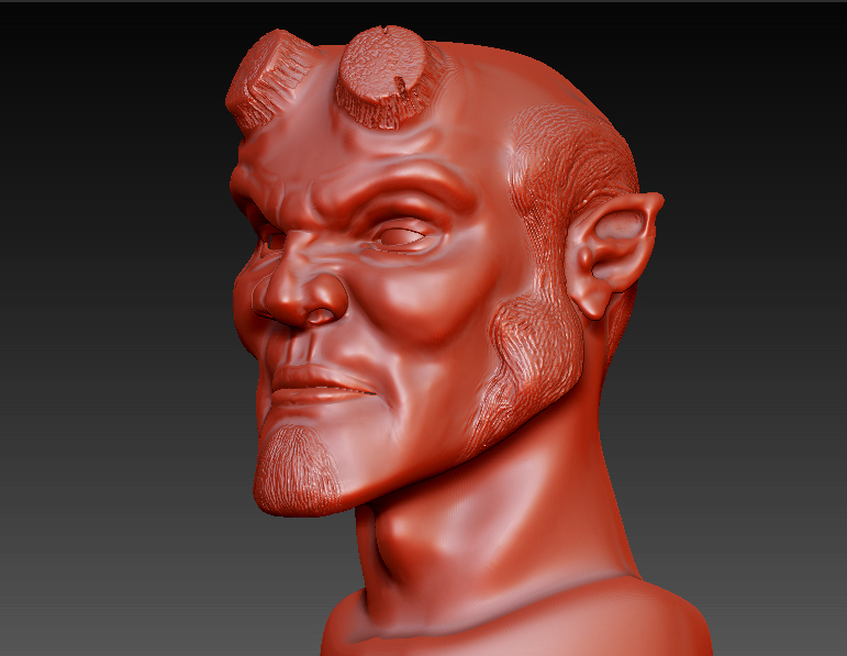 Graphyx Medley: Hellboy Head Sculpt