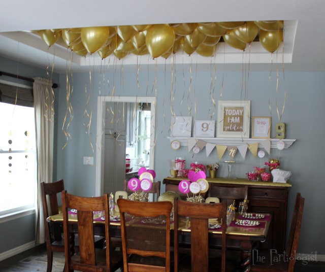 The Partiologist: Golden Birthday Party!