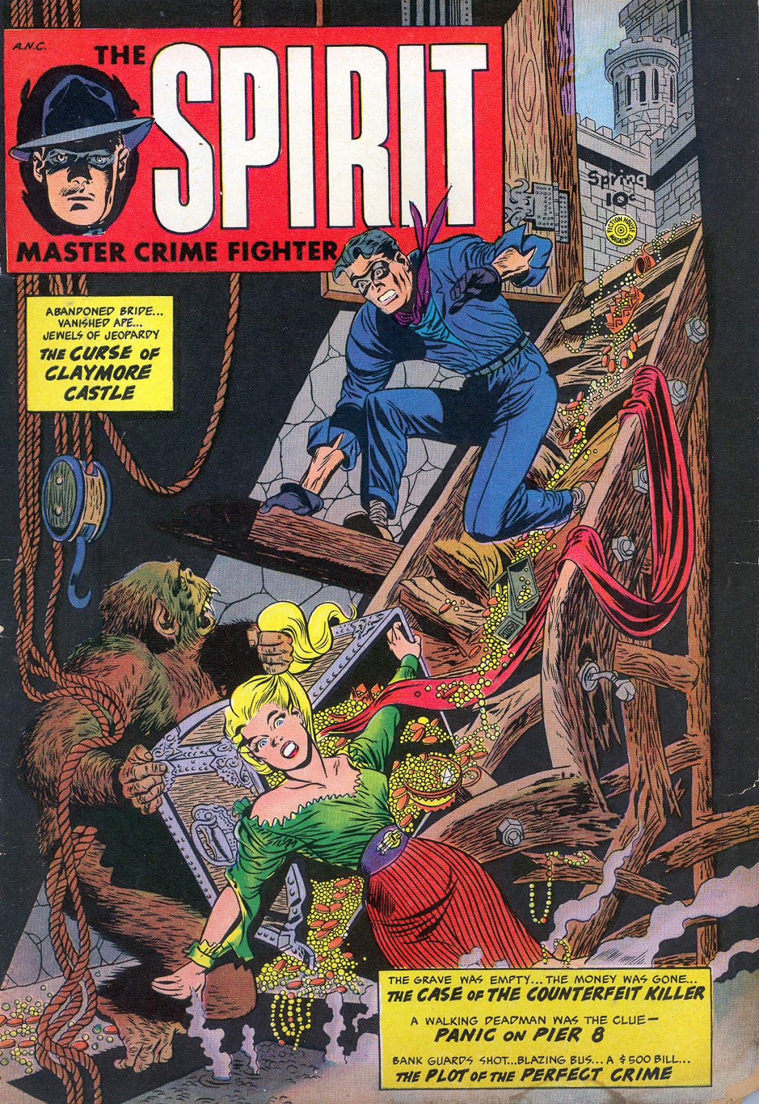 Old-fashioned Comics: The Spirit (#01 - #05) 1952 - 1954 Complete ...
