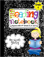 Teaching with Blonde Ambition: 4th Grade Reading Interactive Notebooks