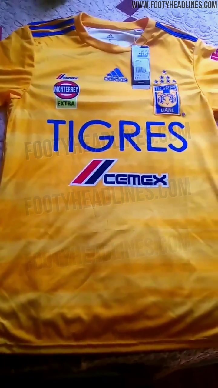 Tigres 19-20 Home Kit Leaked - Footy Headlines