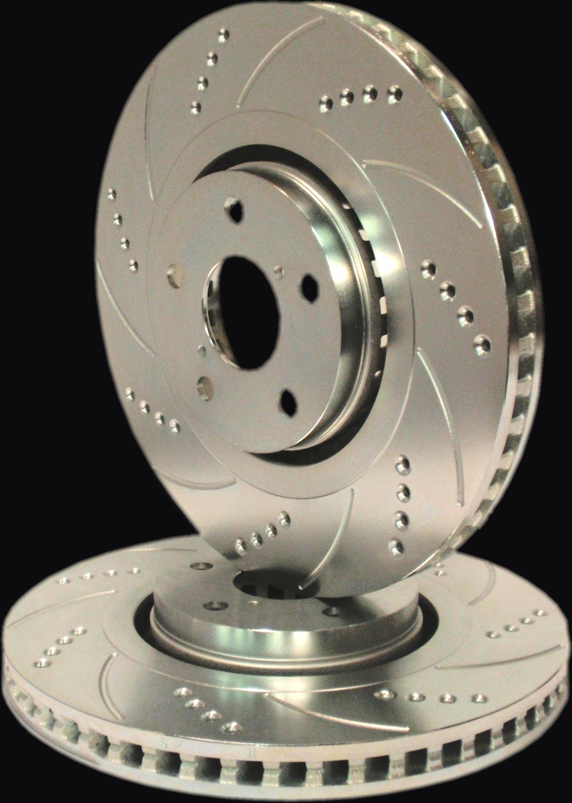 Cross Drilled and Slotted Rotors