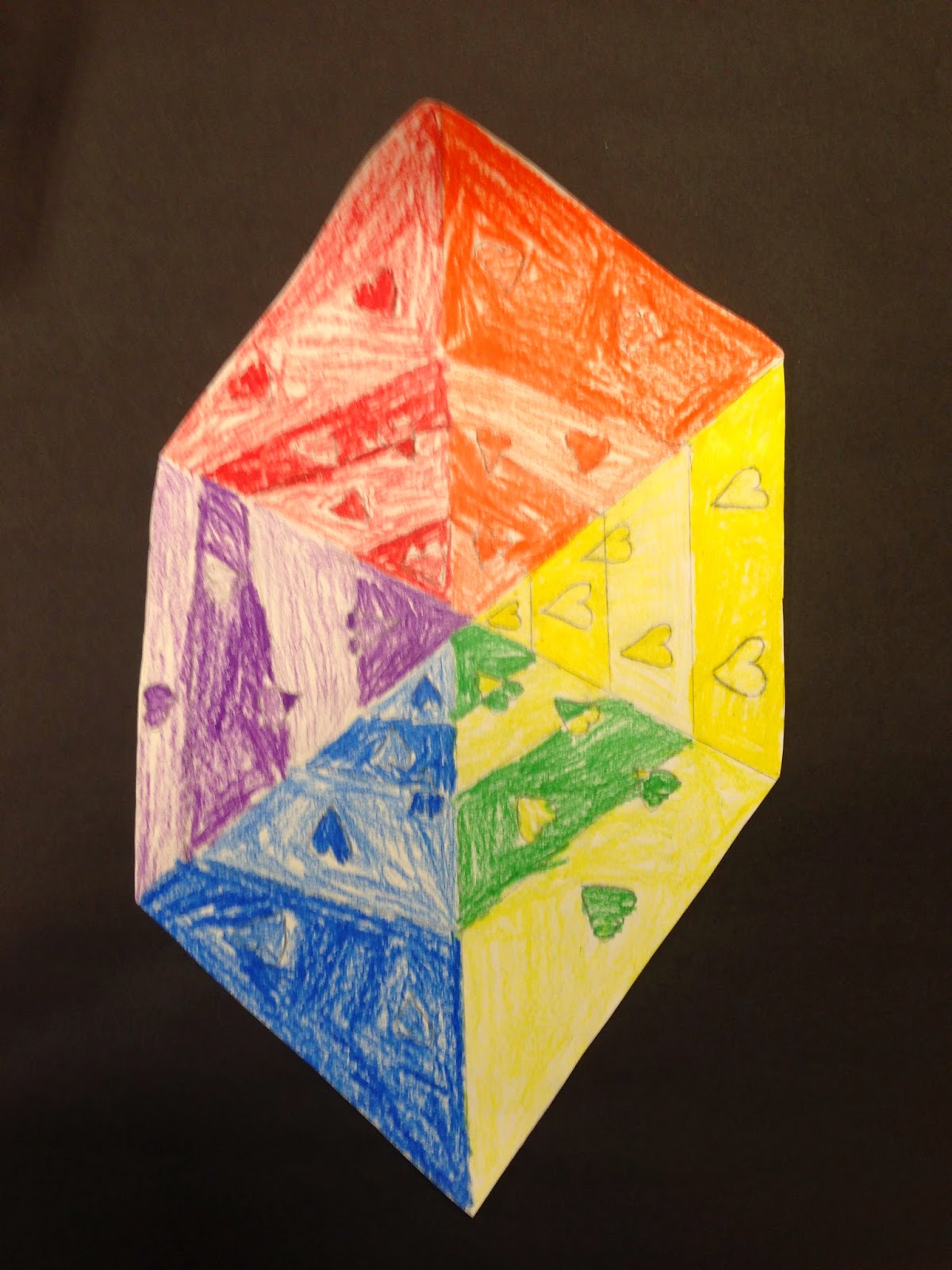 One Point's Perspective: 4th Grade Color Wheels