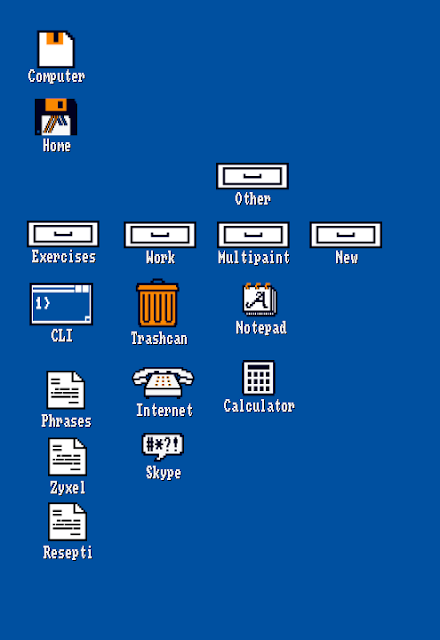 Old Machinery: Amiga Workbench icons on Linux desktop