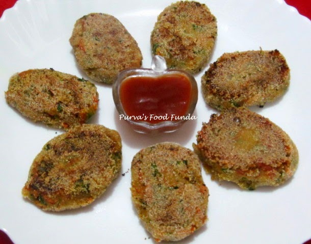 Food Funda: Sweet Potato and Carrot Cutlet