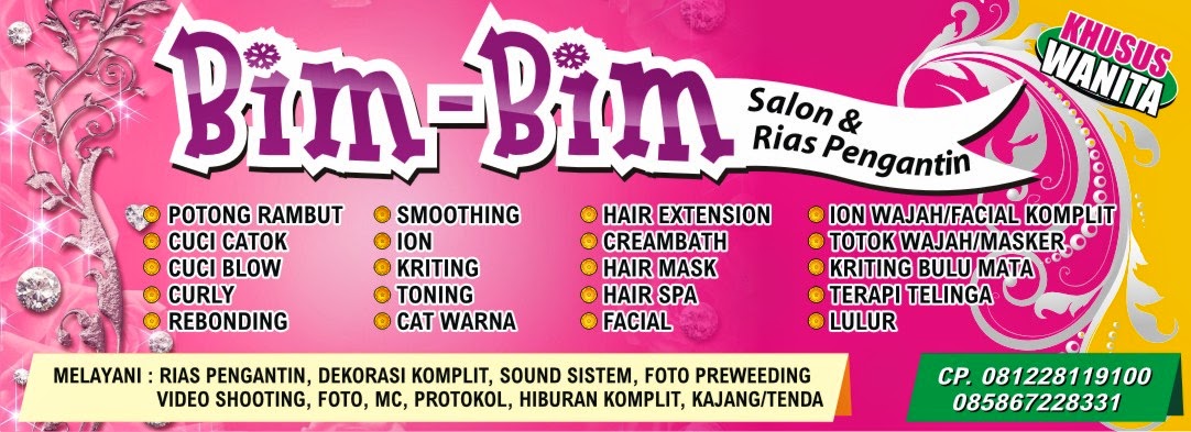 Inspirasi 25+ Spanduk Salon Cdr