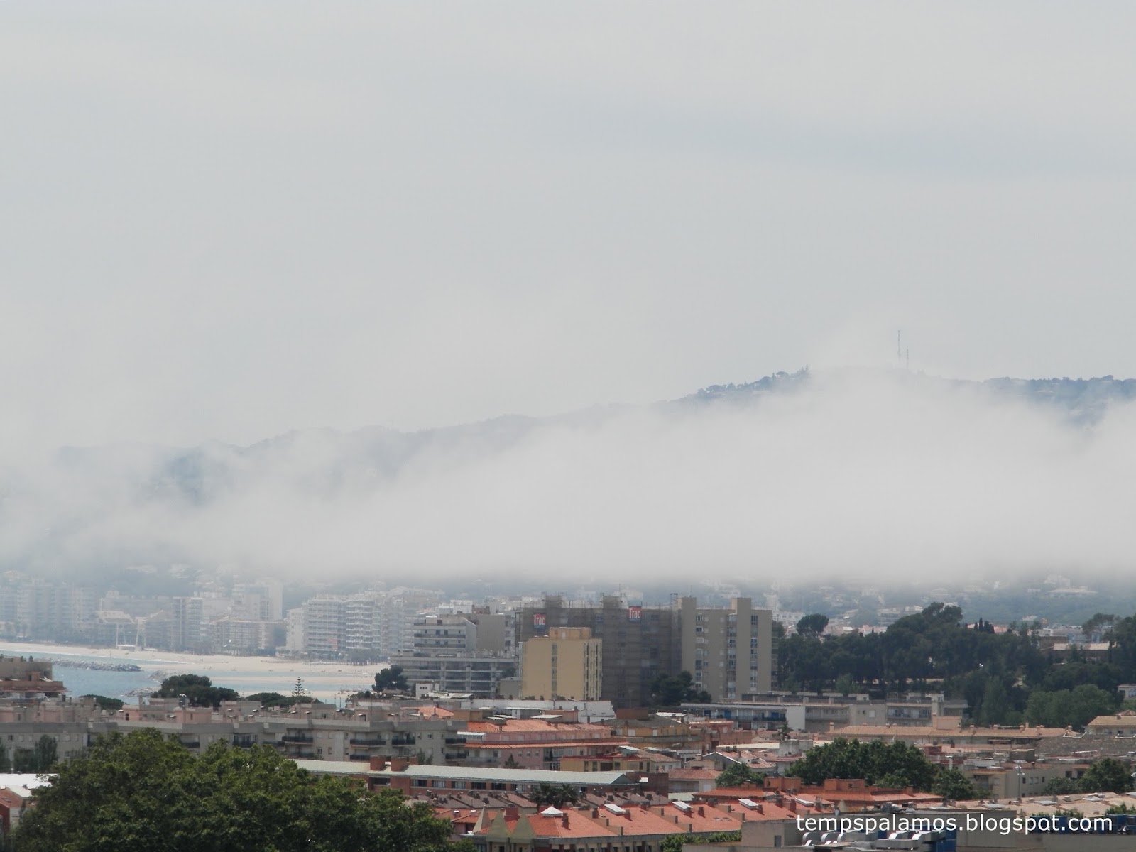 El temps a Palamós: 29 de maig: un nou espectacle al cel, amb boira d ...