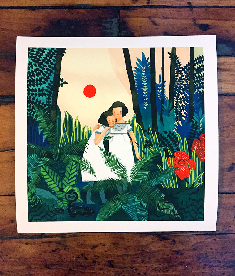 INSIDE THE ROCK POSTER FRAME BLOG: Jen Corace Gemini Sisters Print ...