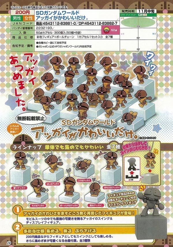Bandai Vender Business SD Gundam: Acguy World