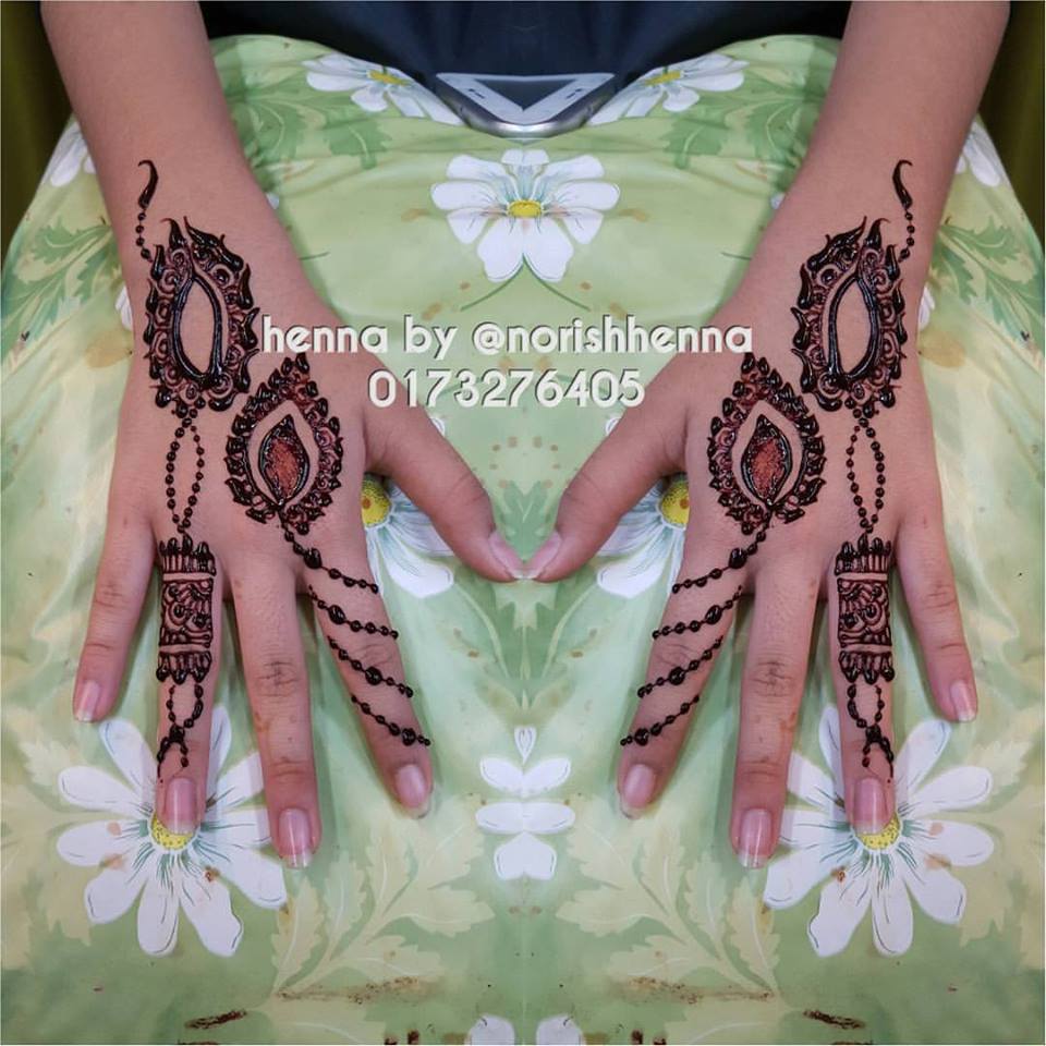 PERKHIDMATAN UKIRAN INAI PENGANTIN: Corak Inai di Tangan 2016 Part 2