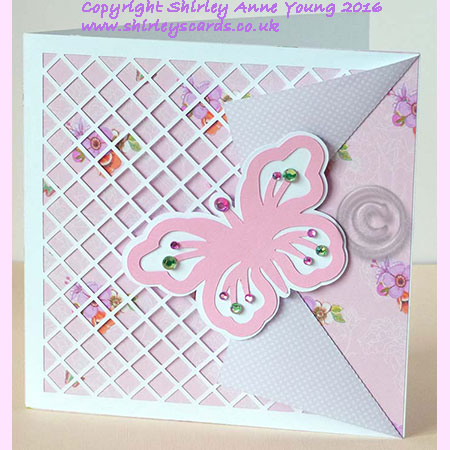 Shirley's Cards: Lattice Card Freebie