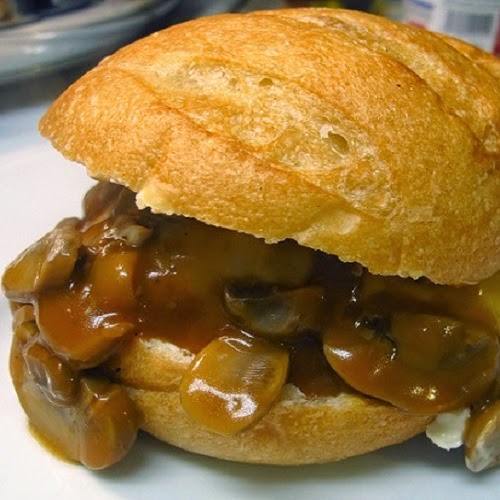 Restaurant Burgers Hardees Mushroom And Swiss Burger Recipe