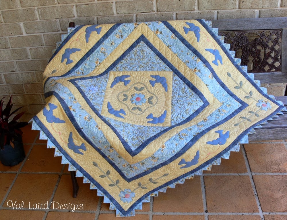 Val Laird Designs - Journey of a Stitcher: Bluebird of Happiness