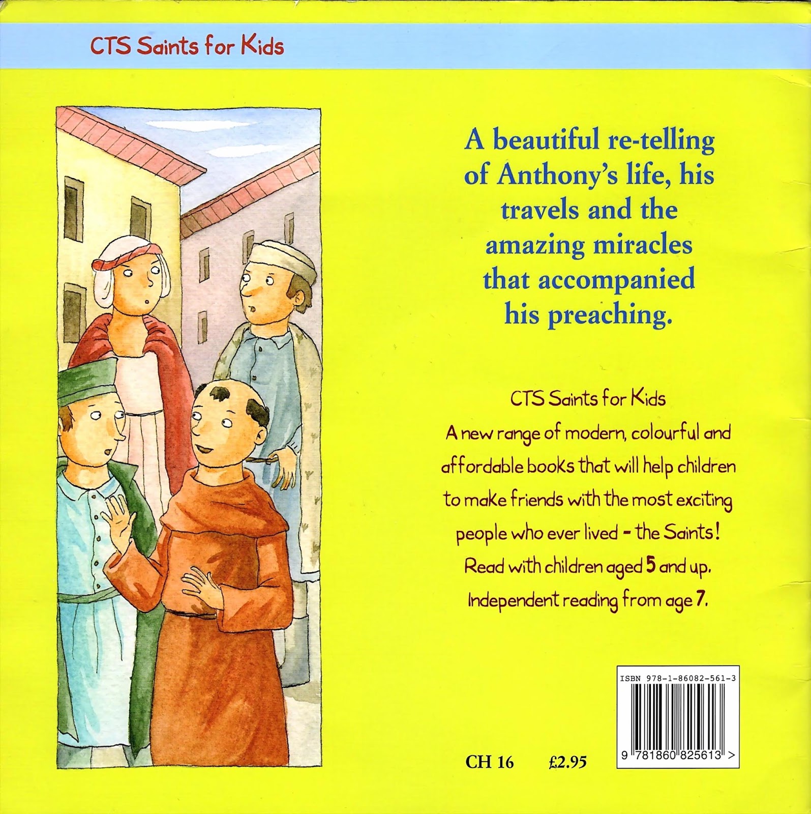 Book Reviews and More: Saint Anthony of Padua CTS Saints for Kids ...