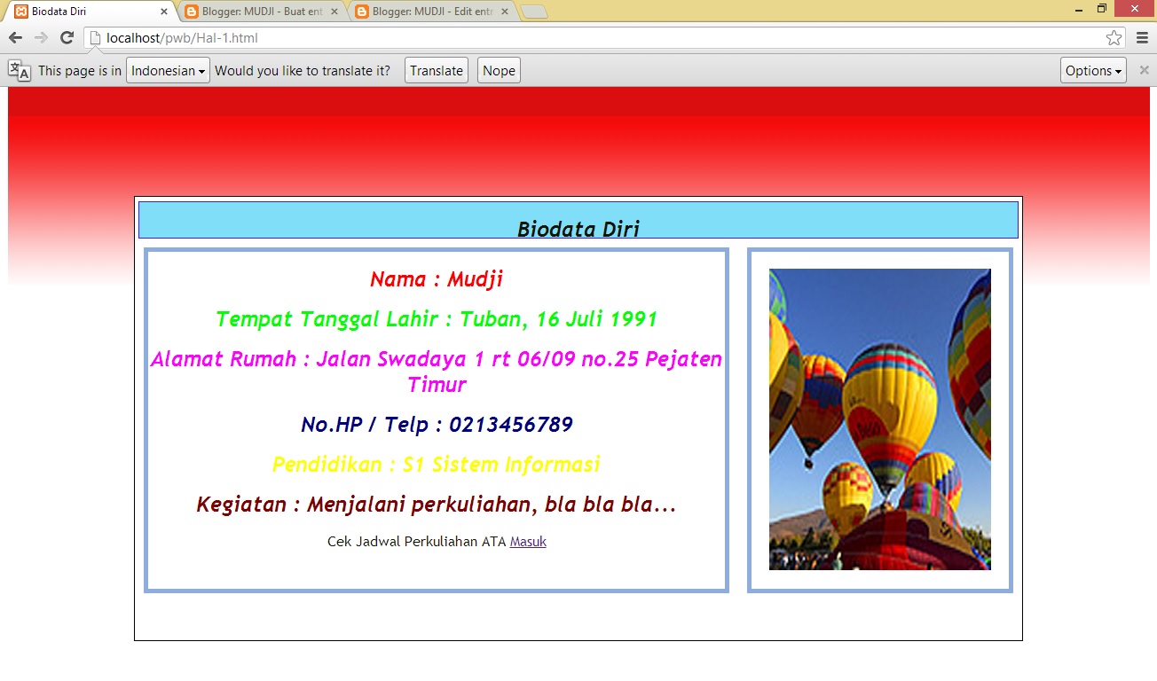 Contoh Software Mudji Contoh Program Sederhana Dengan Html Dan Css Hot Sex Picture