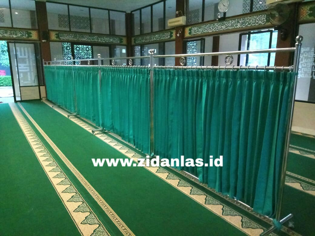 Penyekat Ruangan Masjid Pemasangan Di Sawangan Depok