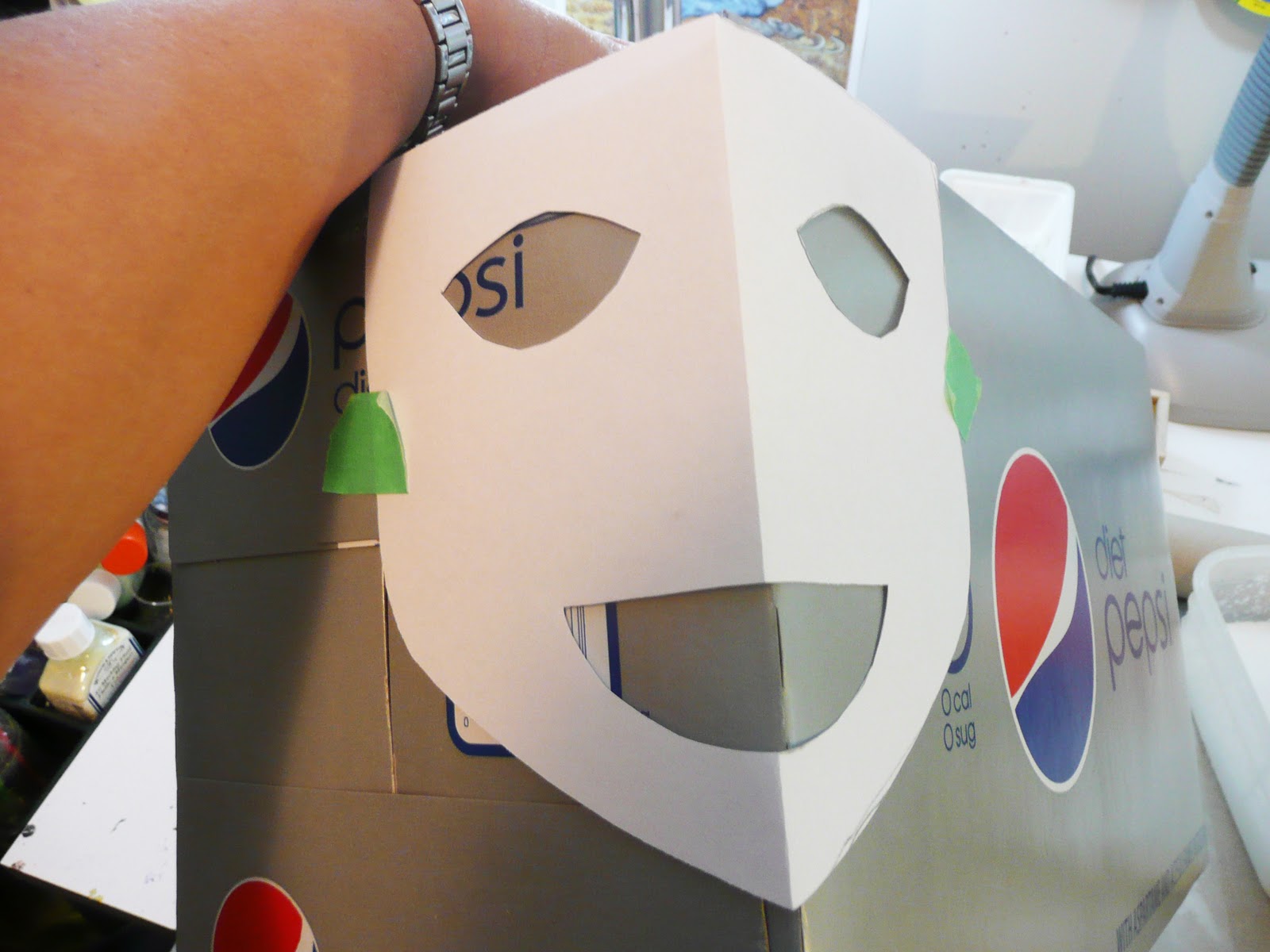 that artist woman: How to make a Teotihuacan Inspired Mask