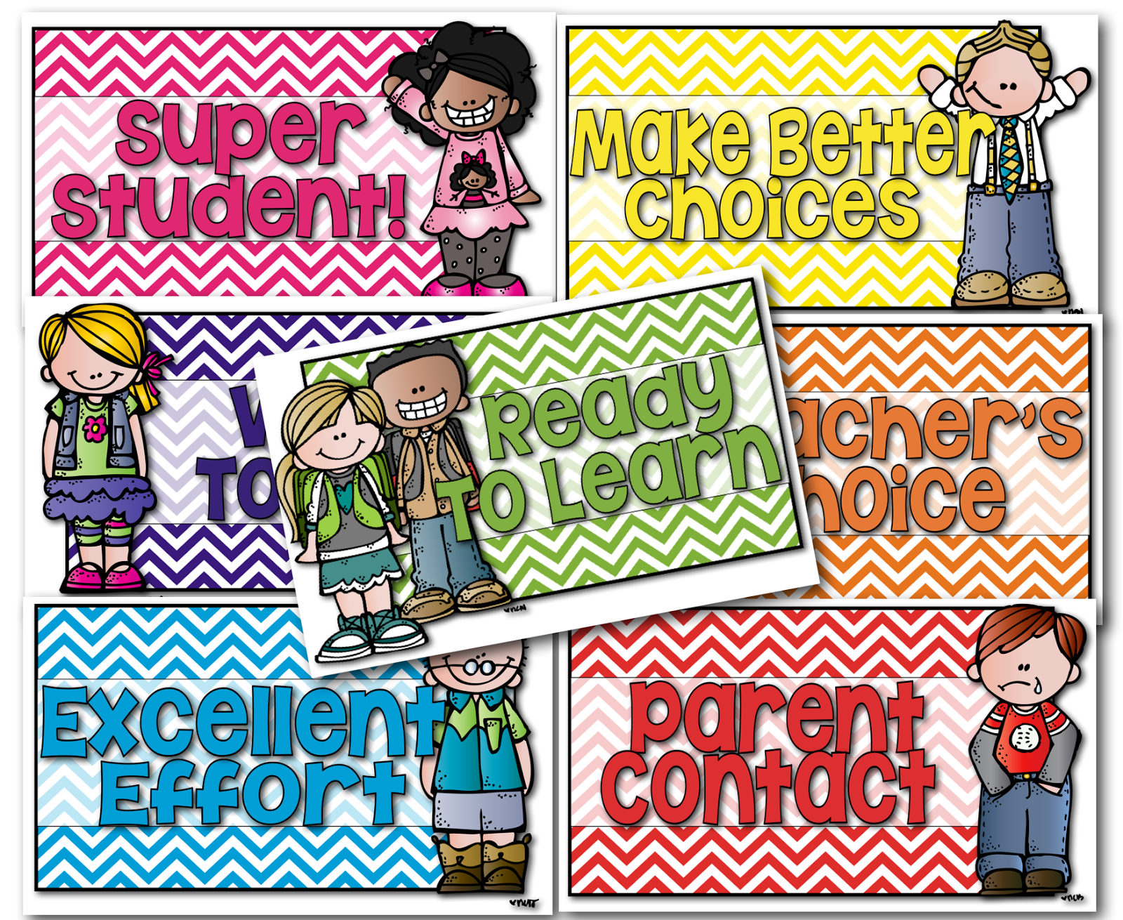 Lots of Chevron Freebies! - Sunny Days in Second Grade