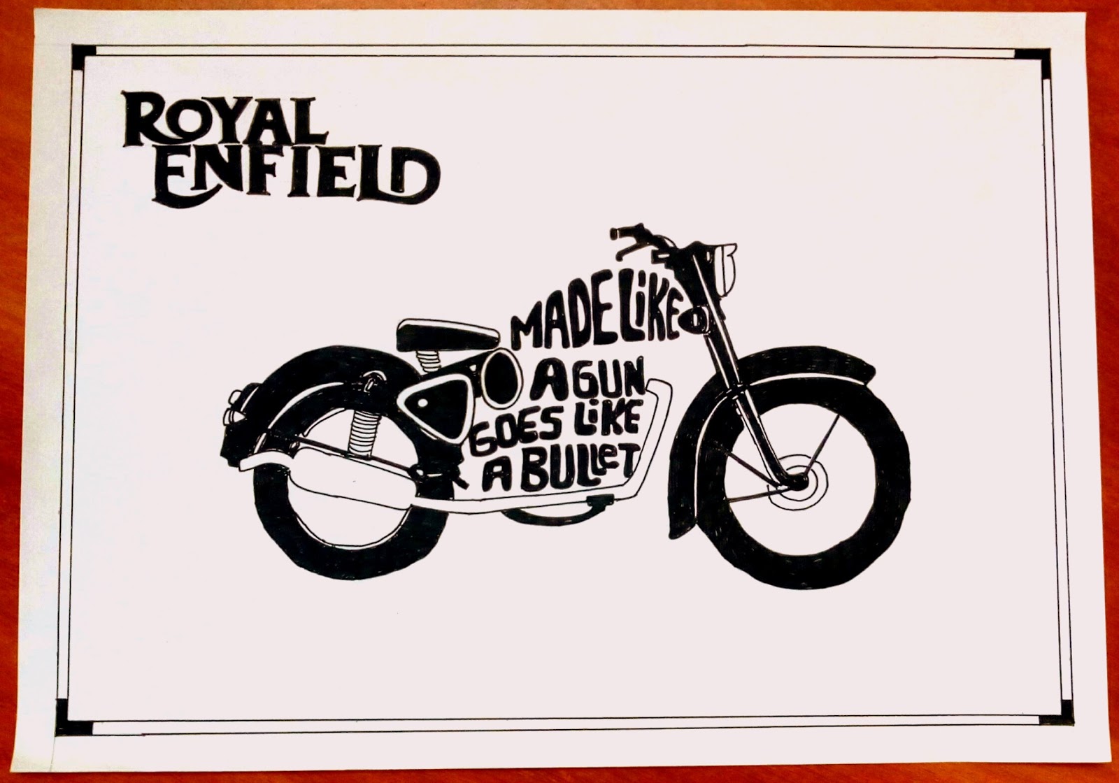 Royal Enfield Made Like A Gun Logo