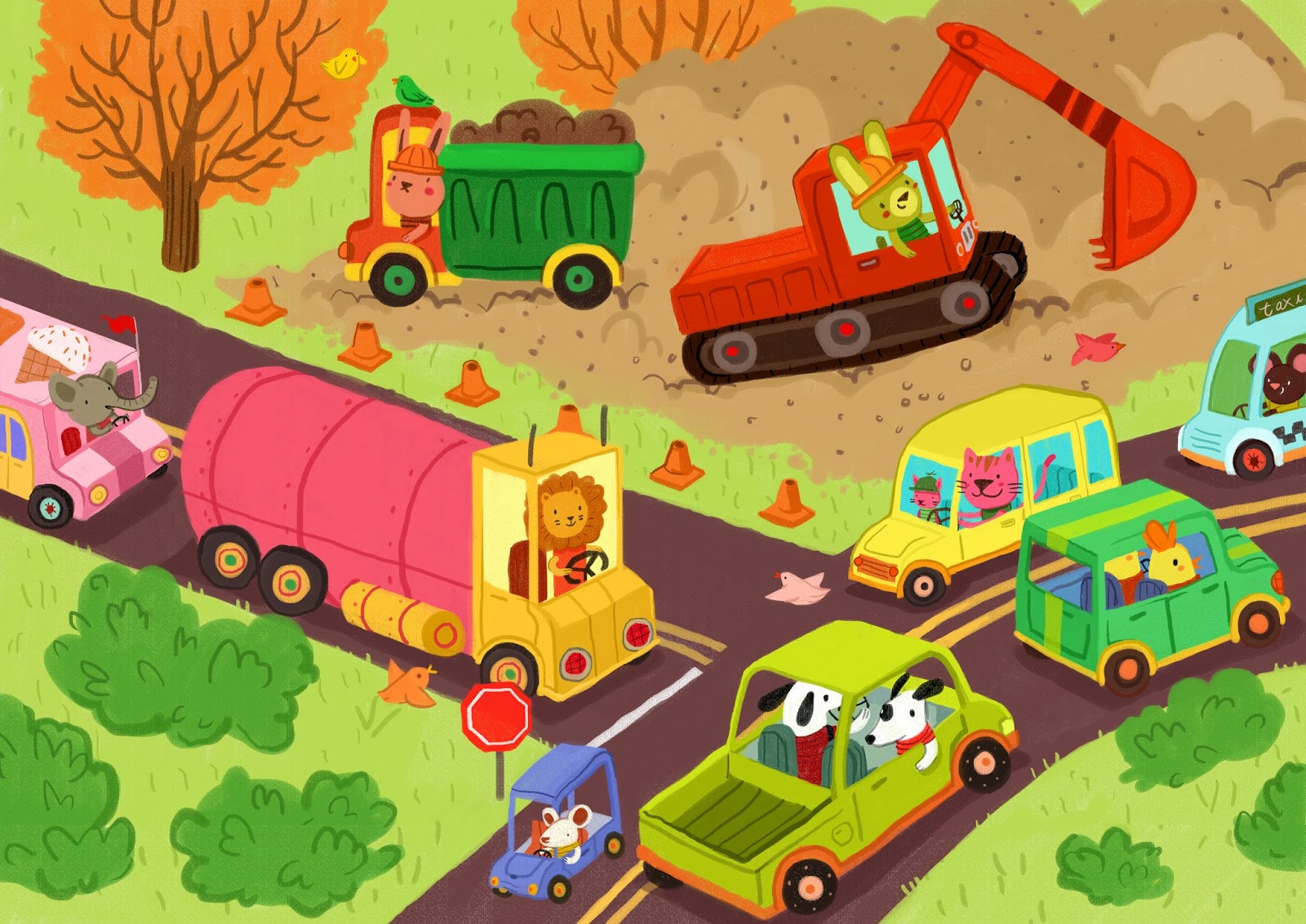 Kathryn Selbert Illustration: Diggers!